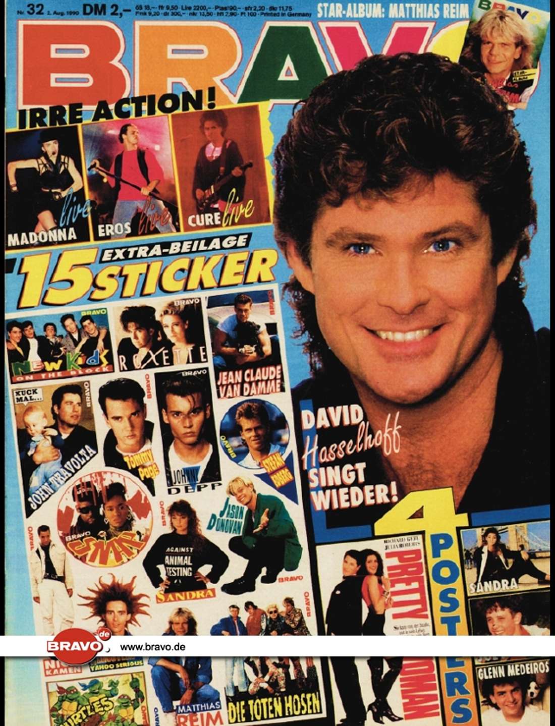 BRAVO Titelbilder - 1990 | BRAVO Titelbilder - 1990 | BRAVO