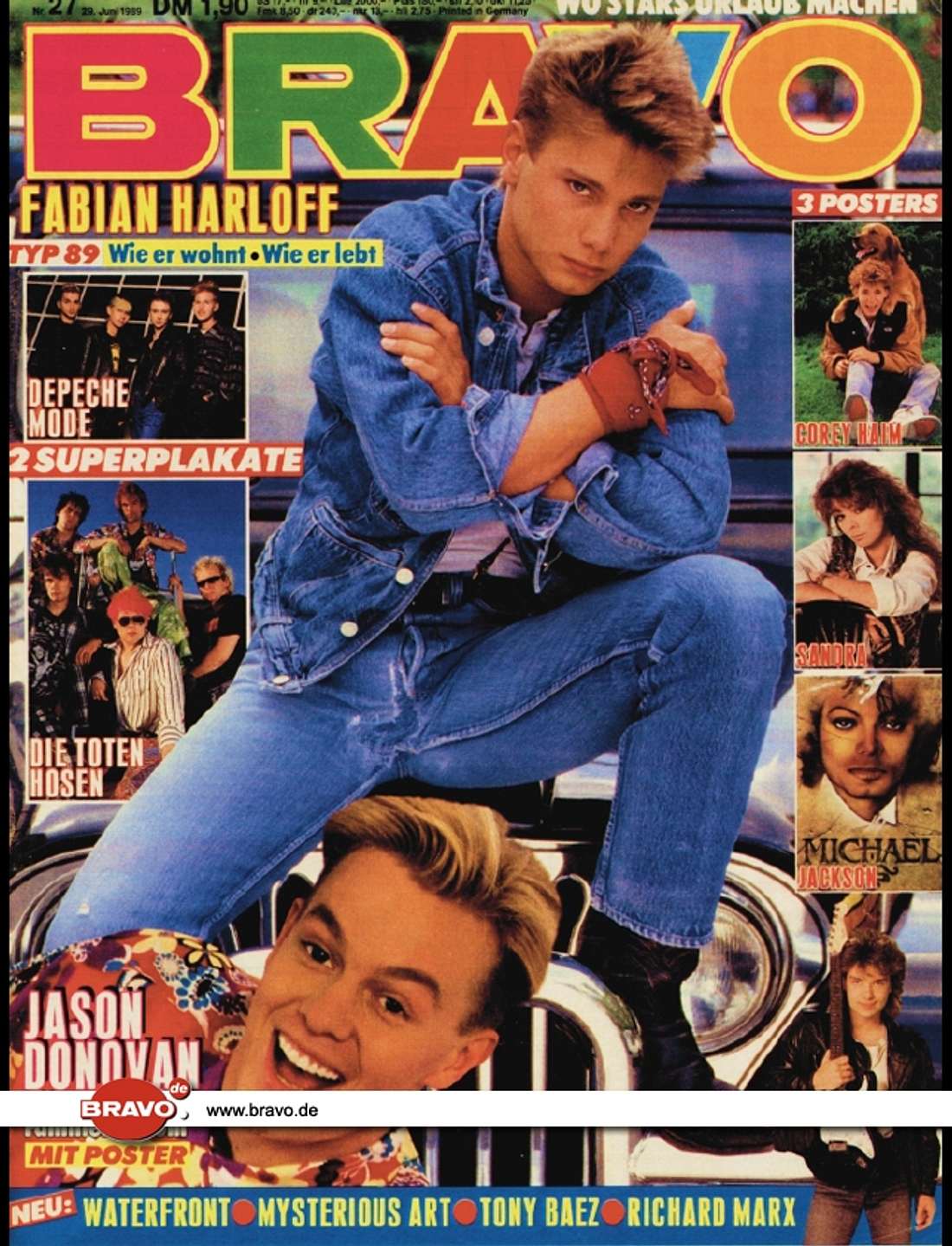 BRAVO Titelbilder - 1989 | BRAVO Titelbilder - 1989 | BRAVO