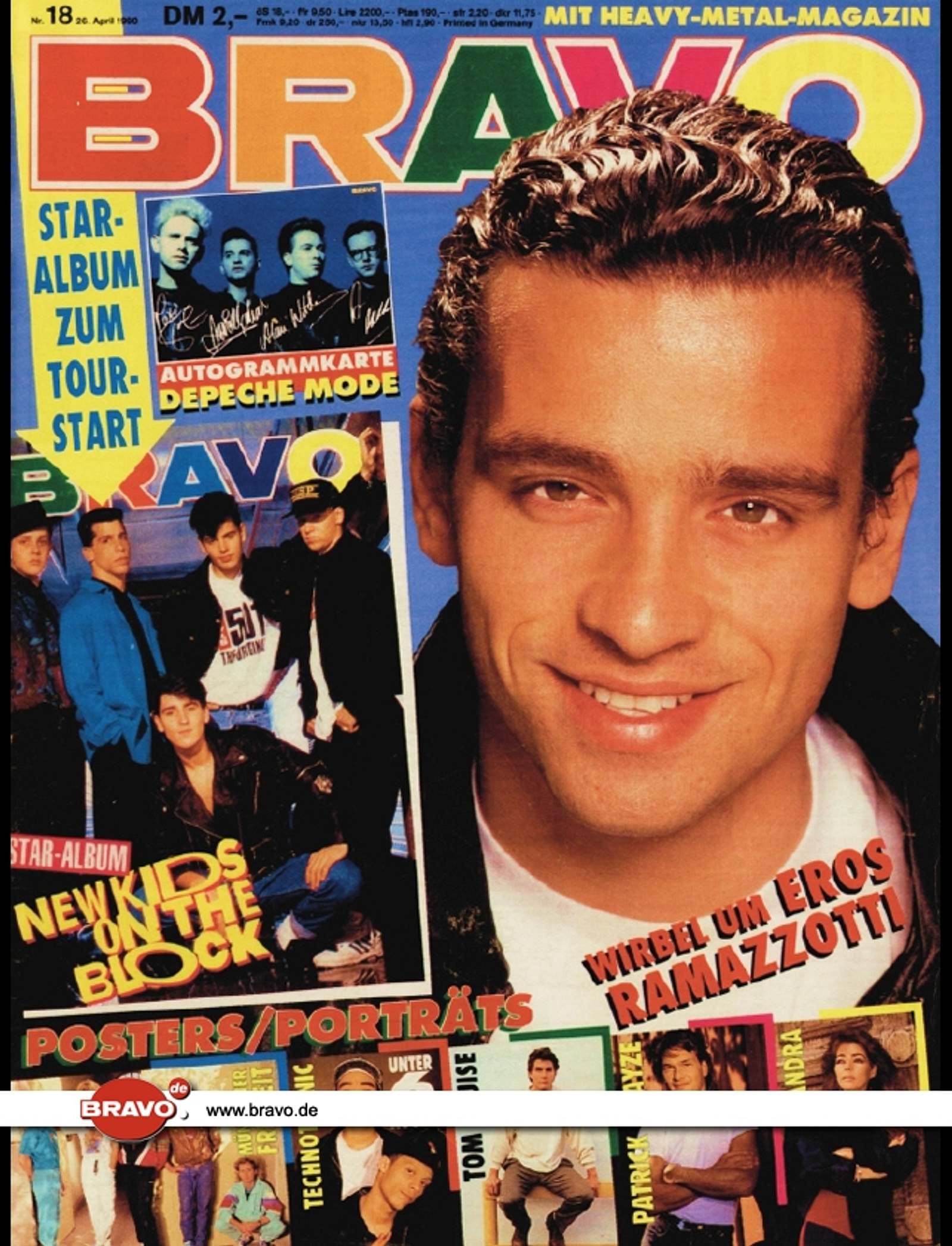 BRAVO Titelbilder - 1990 | BRAVO Titelbilder - 1990 | BRAVO