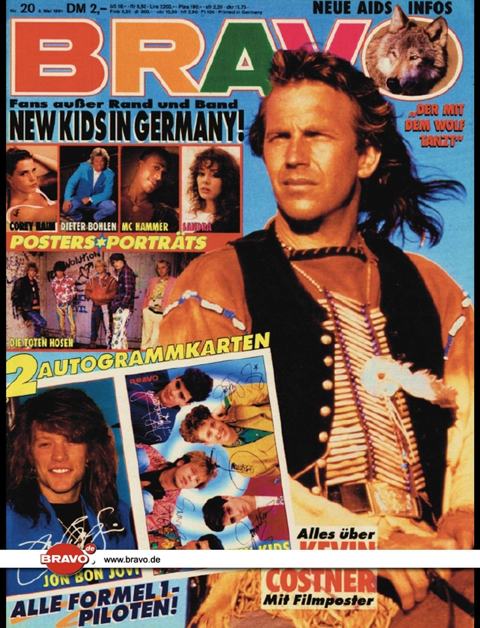 BRAVO Titelbilder - 1991 | BRAVO Titelbilder - 1991 | BRAVO