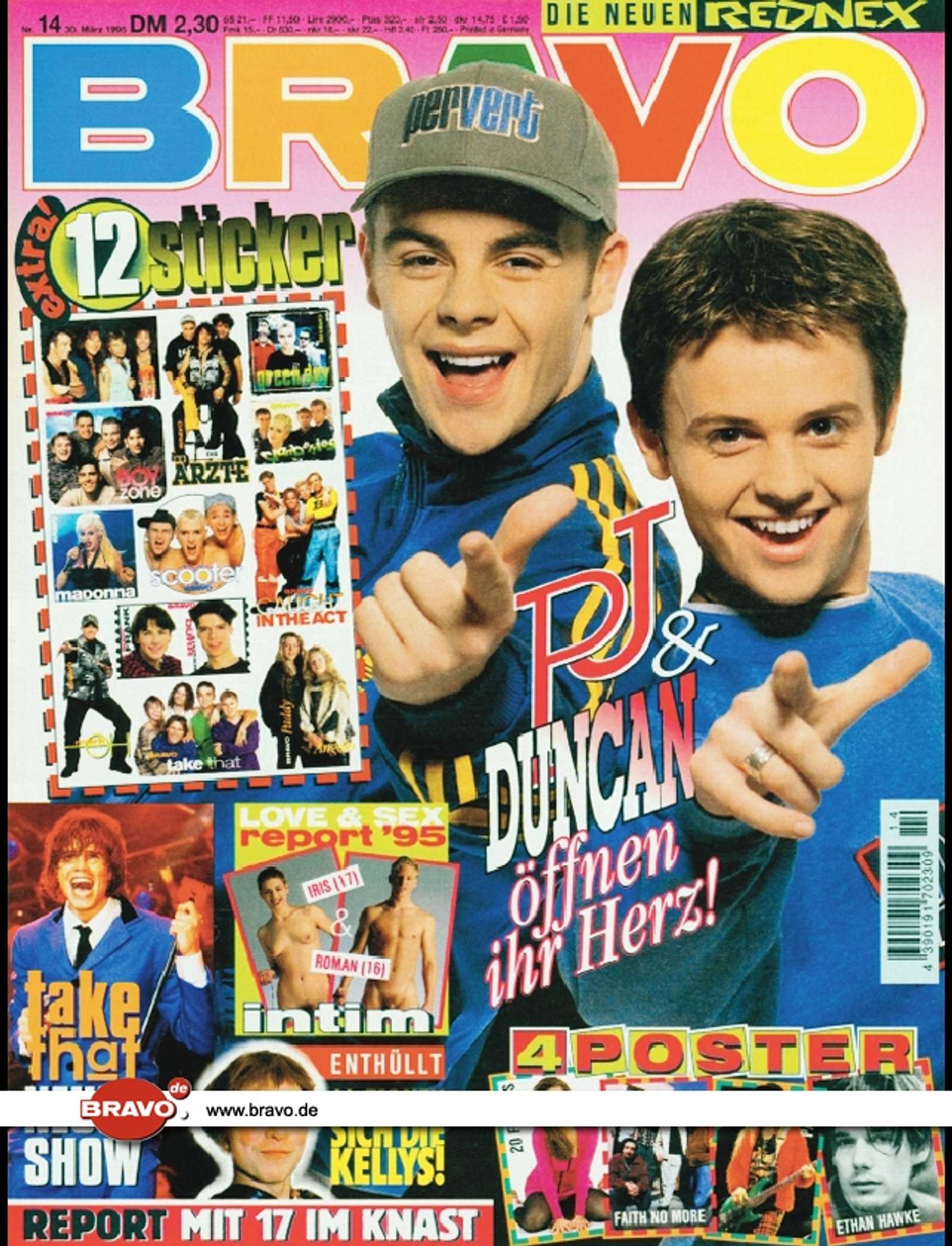 BRAVO Titelbilder - 1995 | BRAVO Titelbilder - 1995 | BRAVO