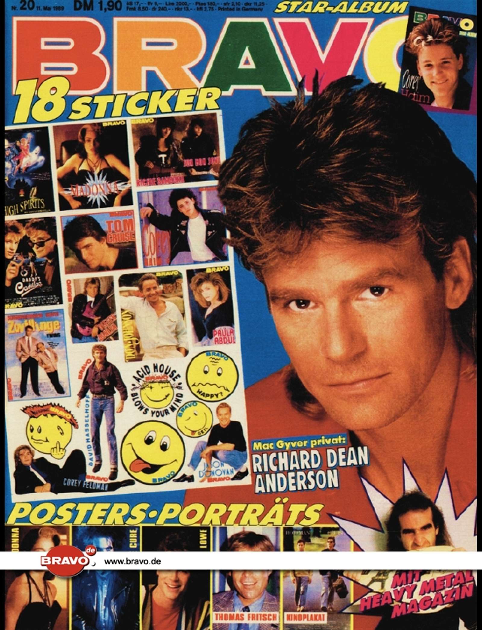 BRAVO Titelbilder - 1989 | BRAVO Titelbilder - 1989 | BRAVO