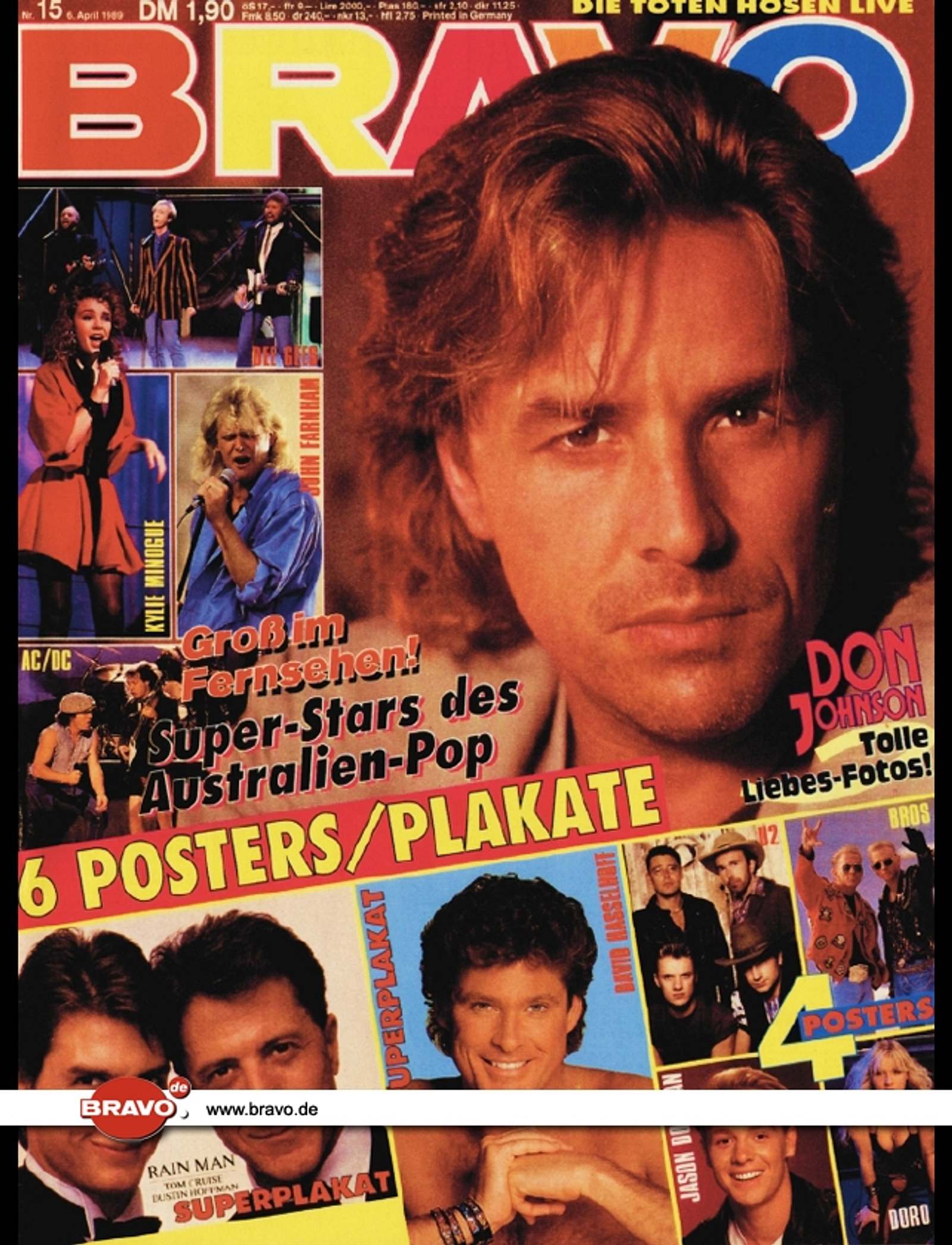 BRAVO Titelbilder - 1989 | BRAVO Titelbilder - 1989 | BRAVO