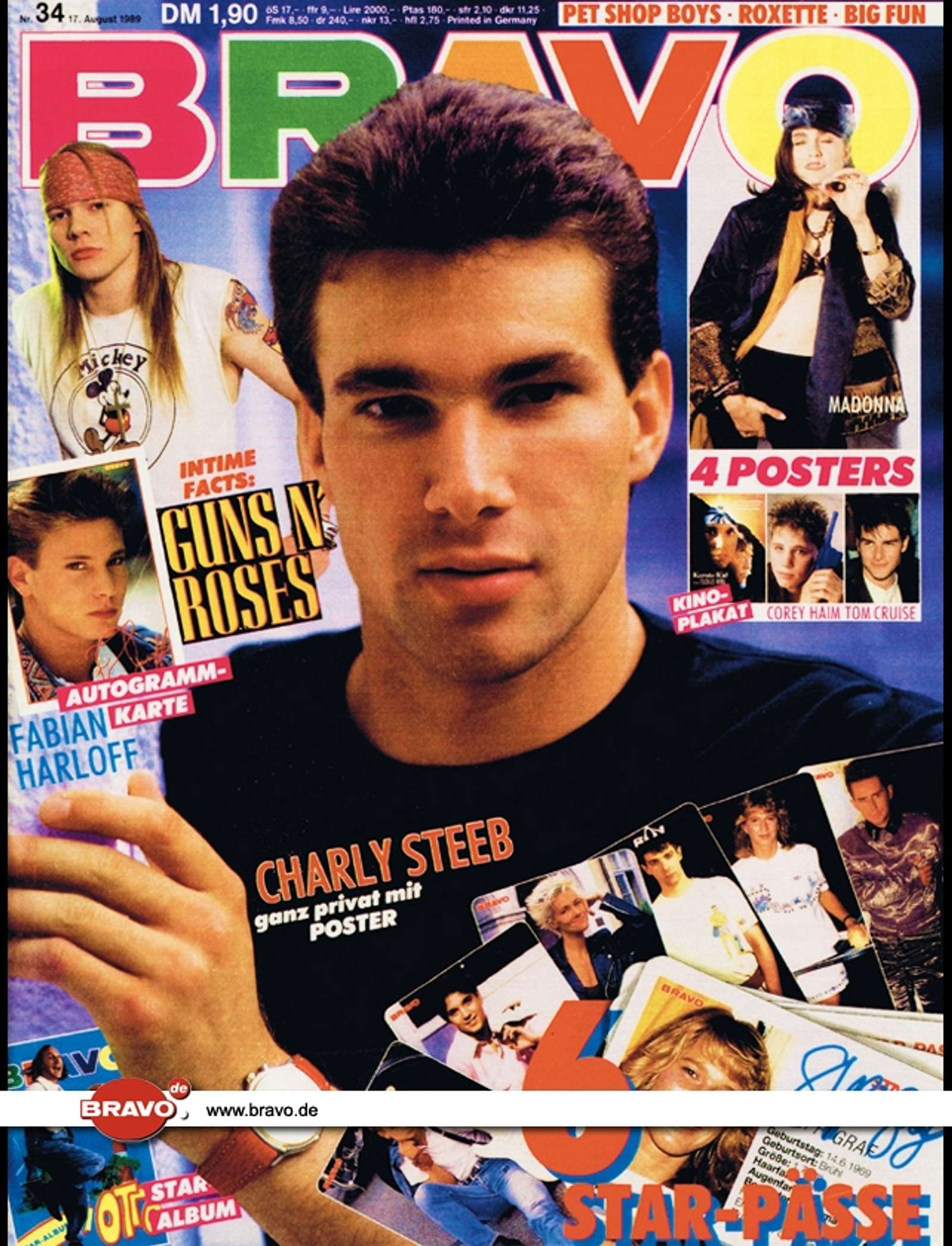 BRAVO Titelbilder - 1989 | BRAVO Titelbilder - 1989 | BRAVO