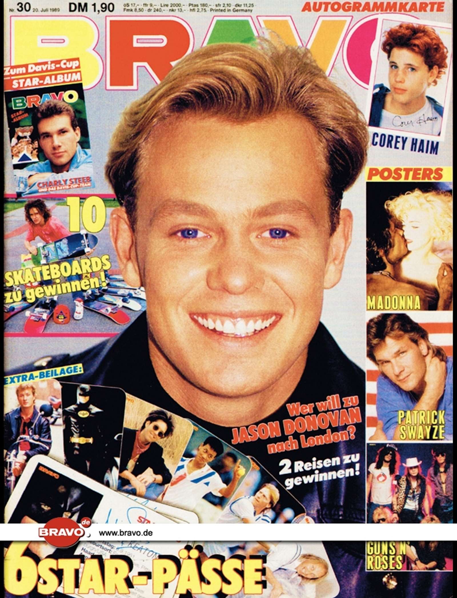 BRAVO Titelbilder - 1989 | BRAVO Titelbilder - 1989 | BRAVO