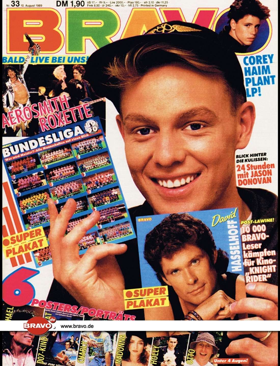 BRAVO Titelbilder - 1989 | BRAVO Titelbilder - 1989 | BRAVO