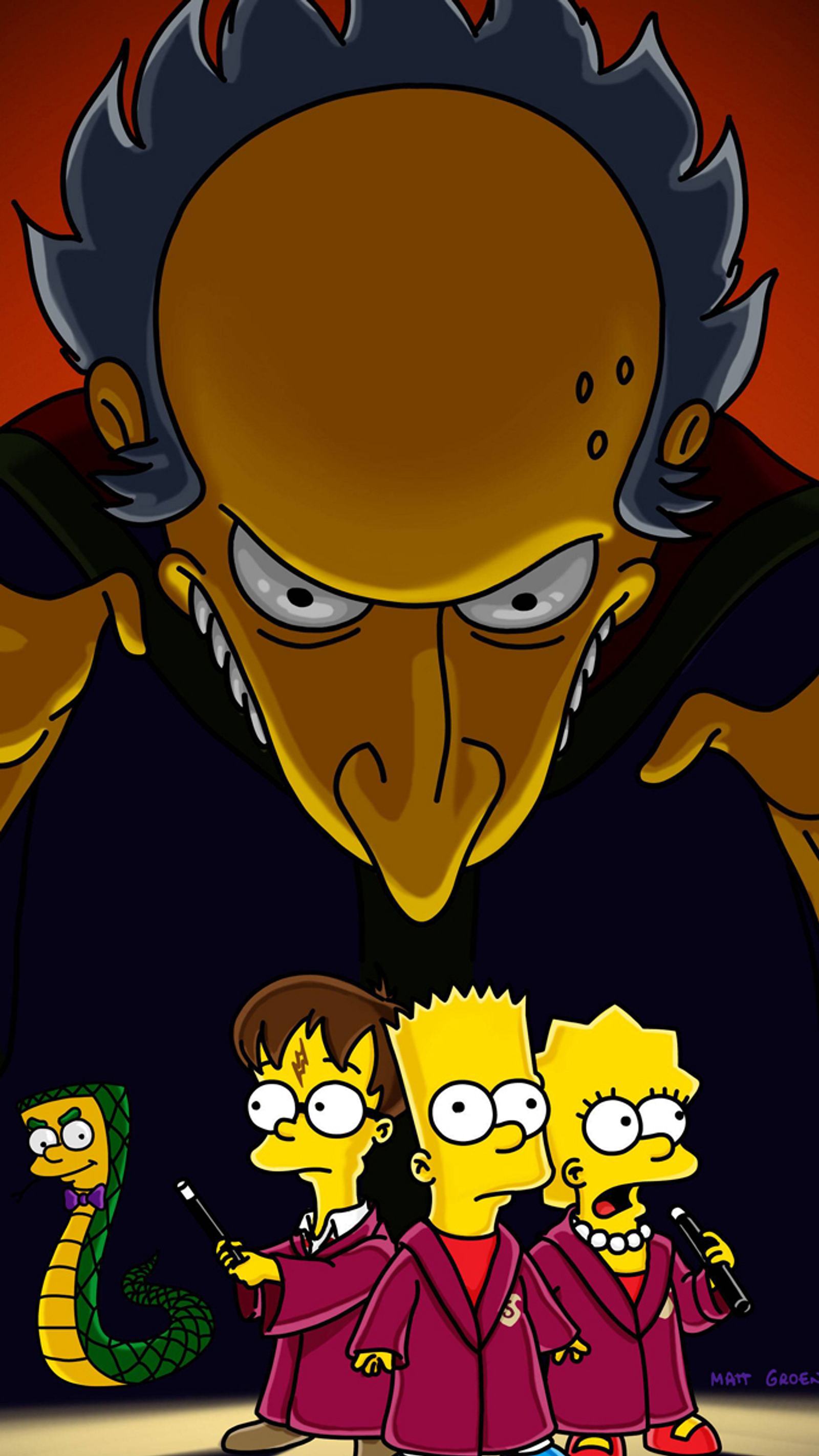 Simpsons Figuren, Herr Burns Blocko Figure Set Burns Smithers Carl