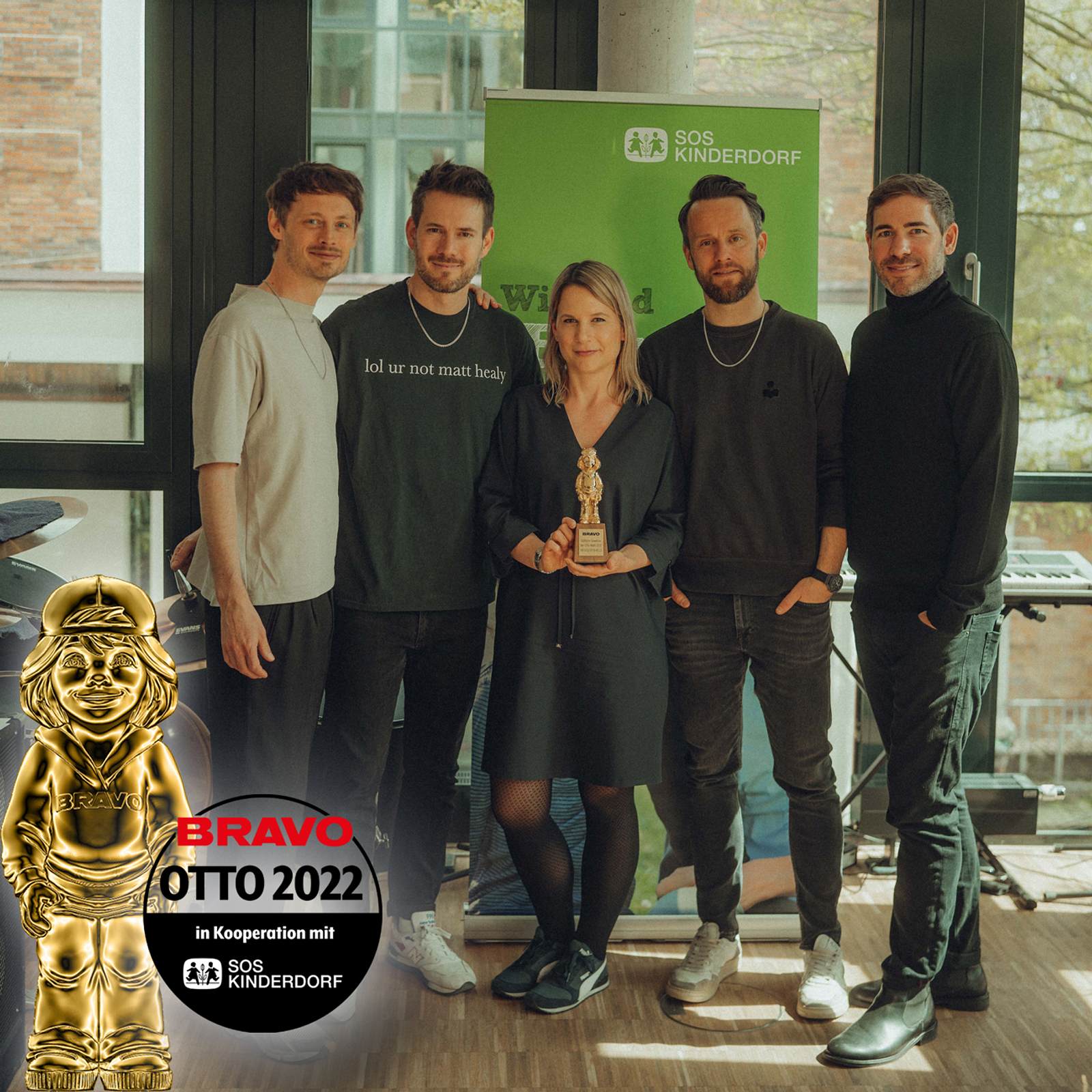 Revolverheld gewinnen "Social Engagement" GOLD-OTTO | BRAVO