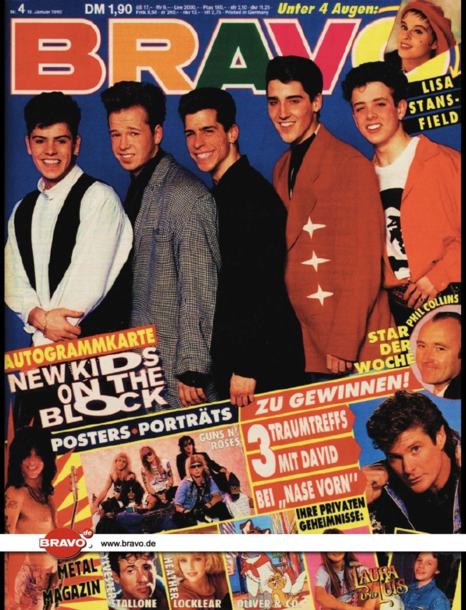 BRAVO Titelbilder - 1990 | BRAVO Titelbilder - 1990 | BRAVO