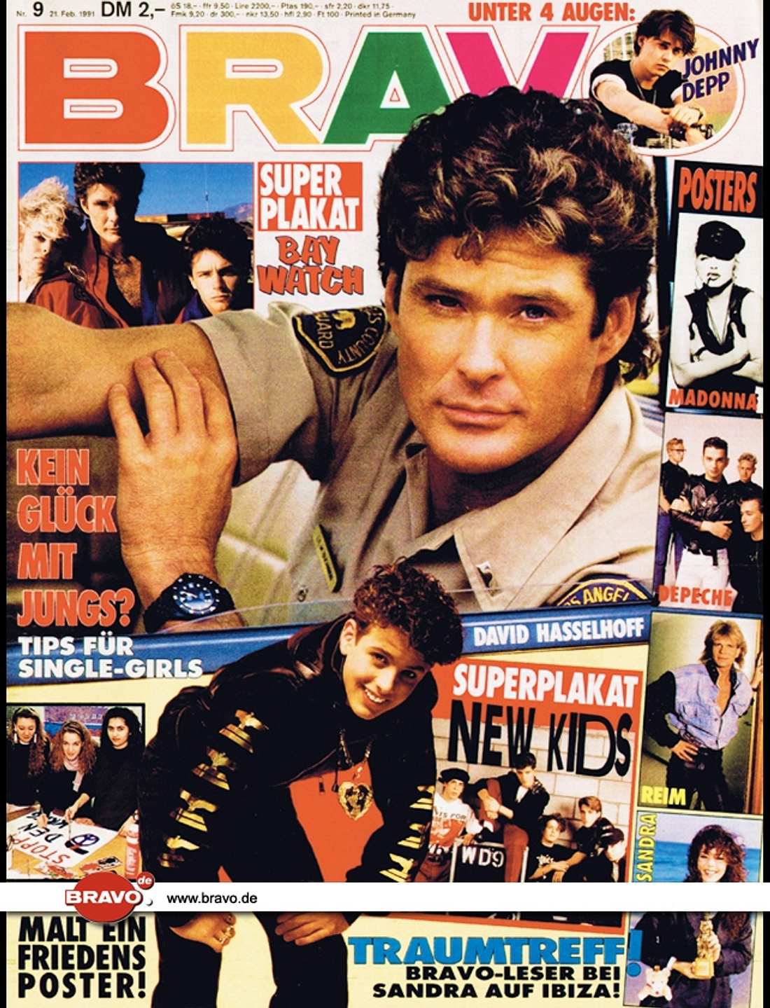 BRAVO Titelbilder - 1991 | BRAVO Titelbilder - 1991 | BRAVO