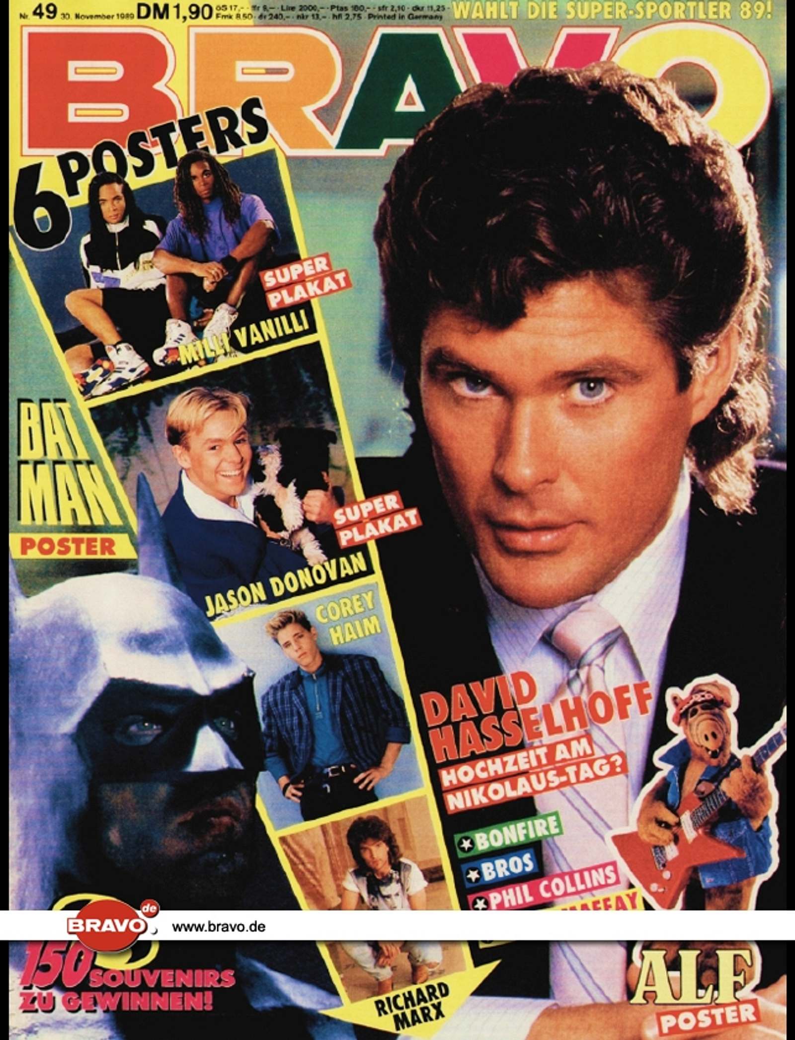 BRAVO Titelbilder - 1989 | BRAVO Titelbilder - 1989 | BRAVO