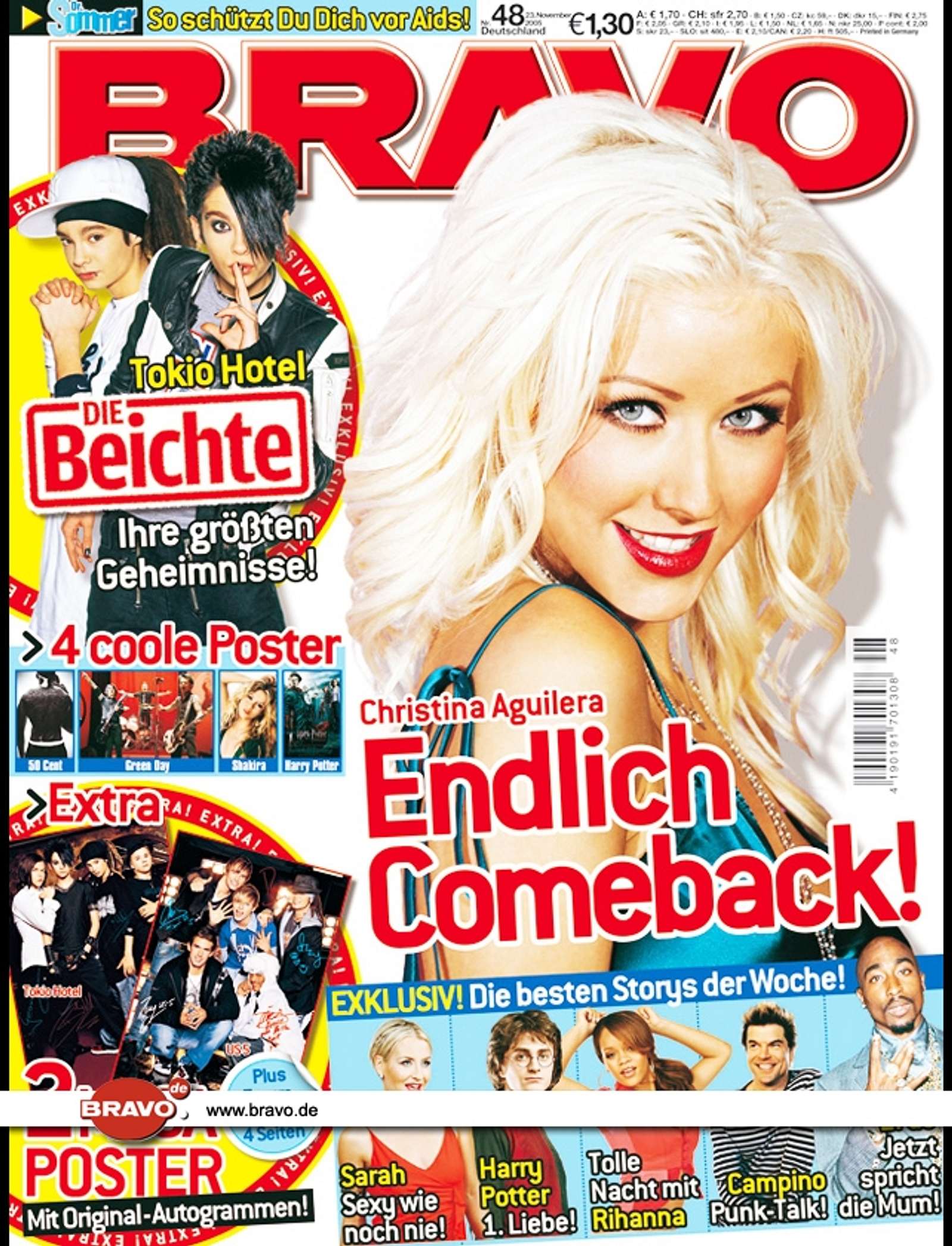 BRAVO Titelbilder - 2005 | BRAVO Titelbilder - 2005 | BRAVO