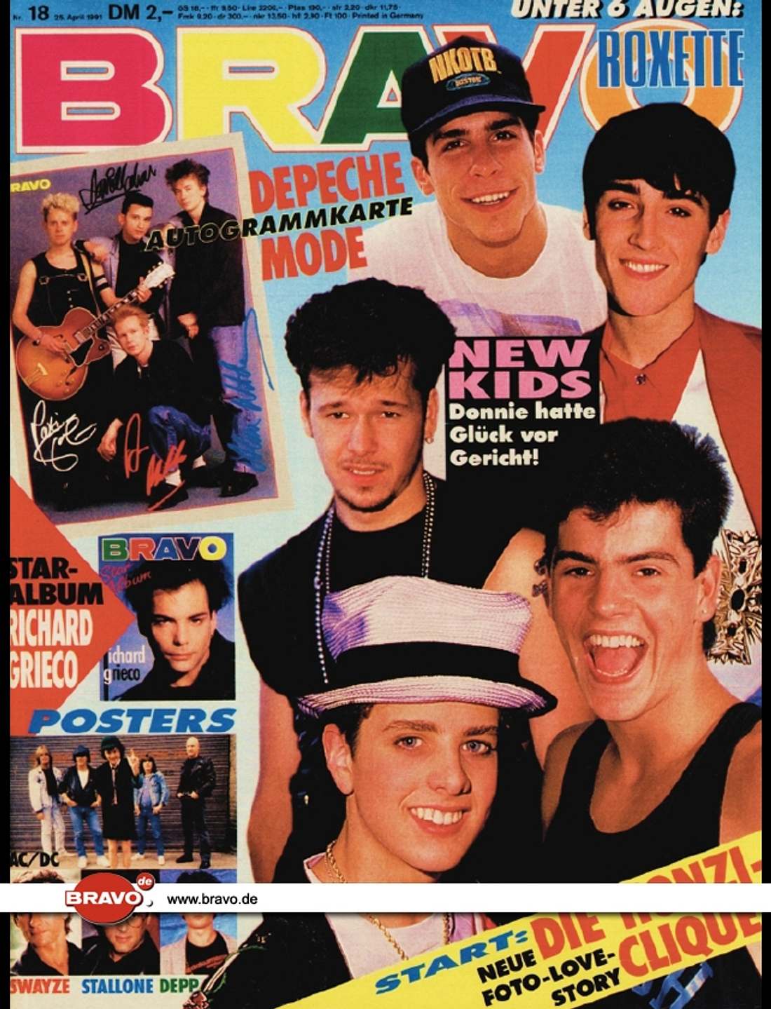 BRAVO Titelbilder - 1991 | BRAVO Titelbilder - 1991 | BRAVO