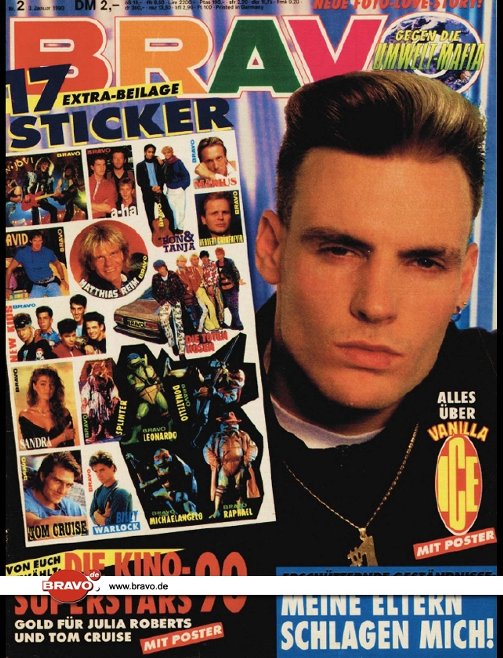 BRAVO Titelbilder - 1991 | BRAVO Titelbilder - 1991 | BRAVO