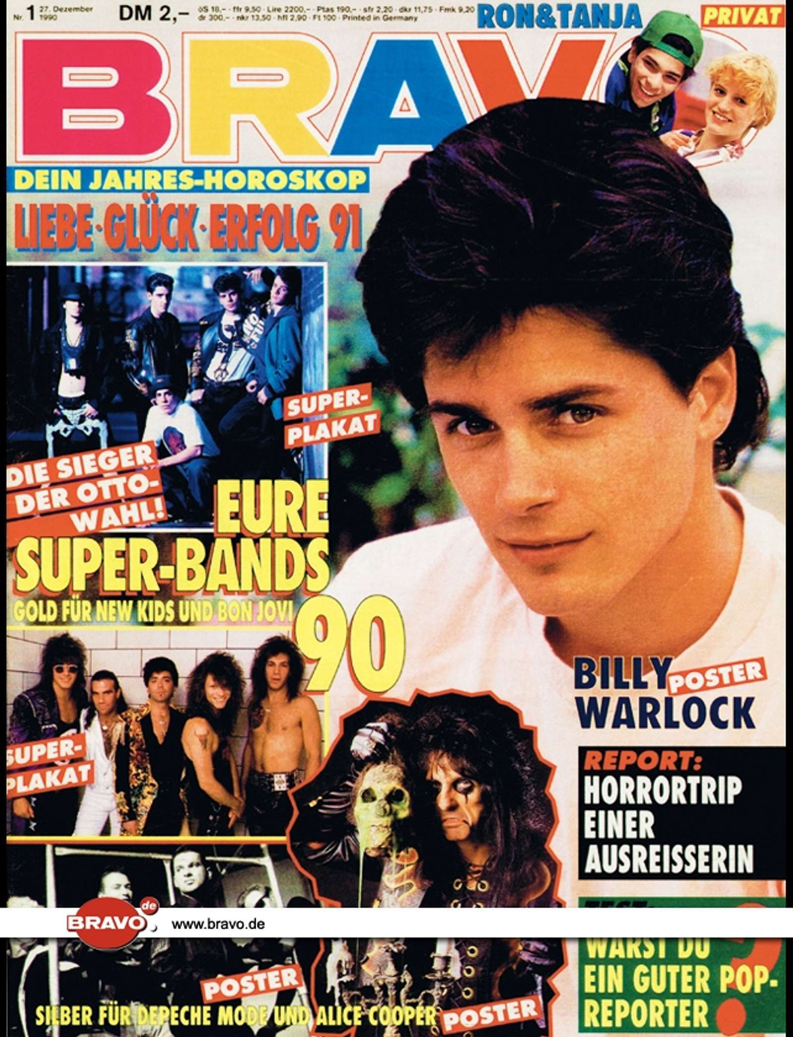 BRAVO Titelbilder - 1991 | BRAVO