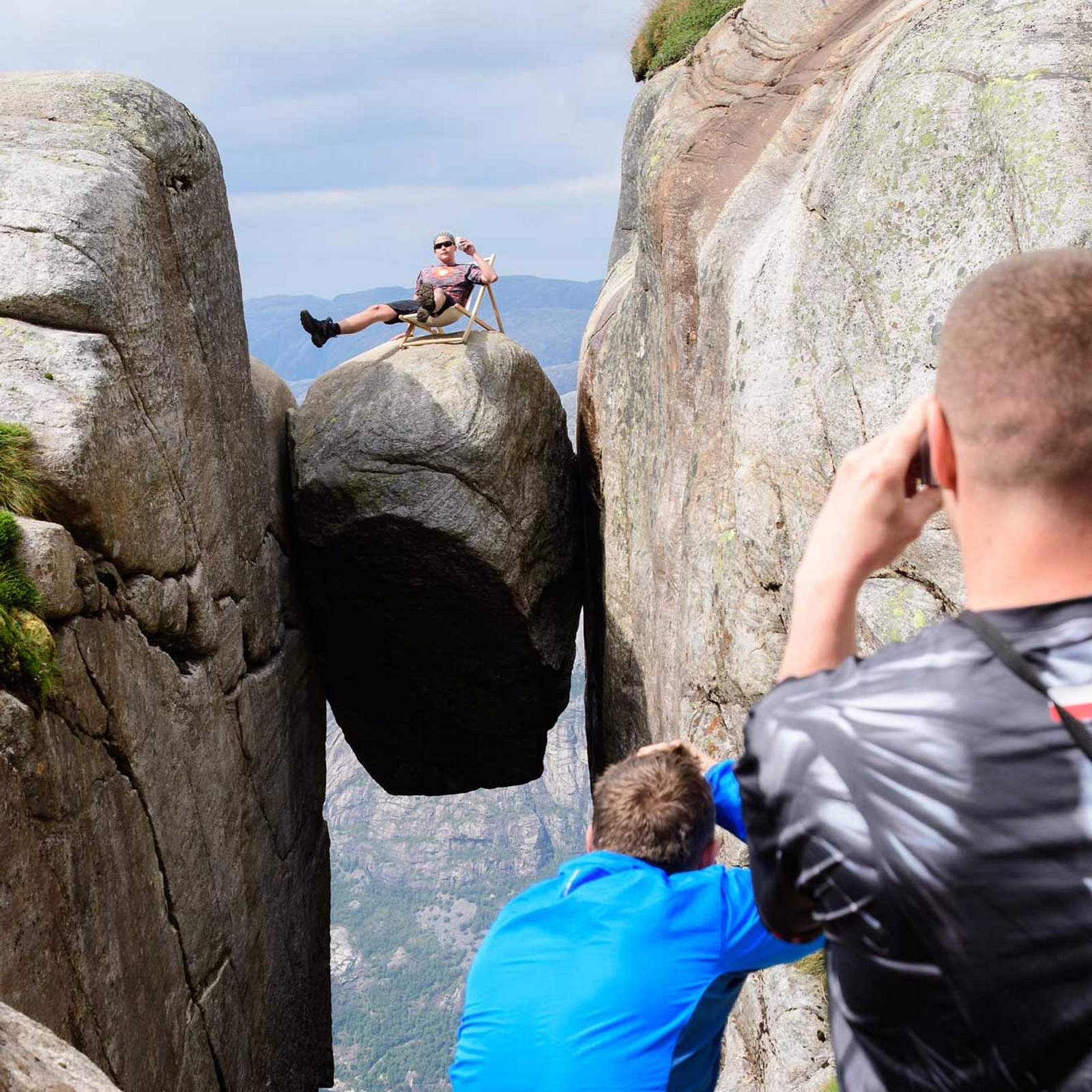 Kjeragbolten-Felsen in Norwegen | BRAVO