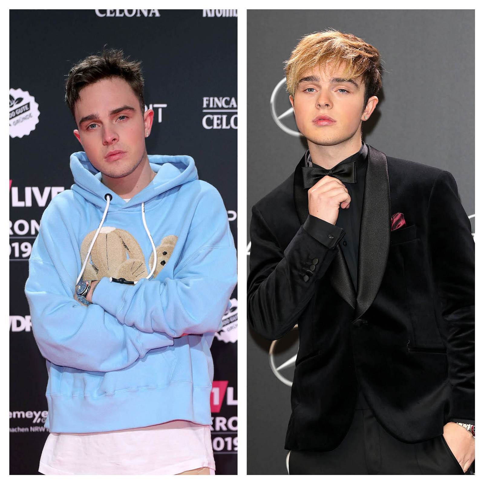 Mike Singer wechselt Haarfarbe | Blond, schwarz, braun: Haarfarben ...